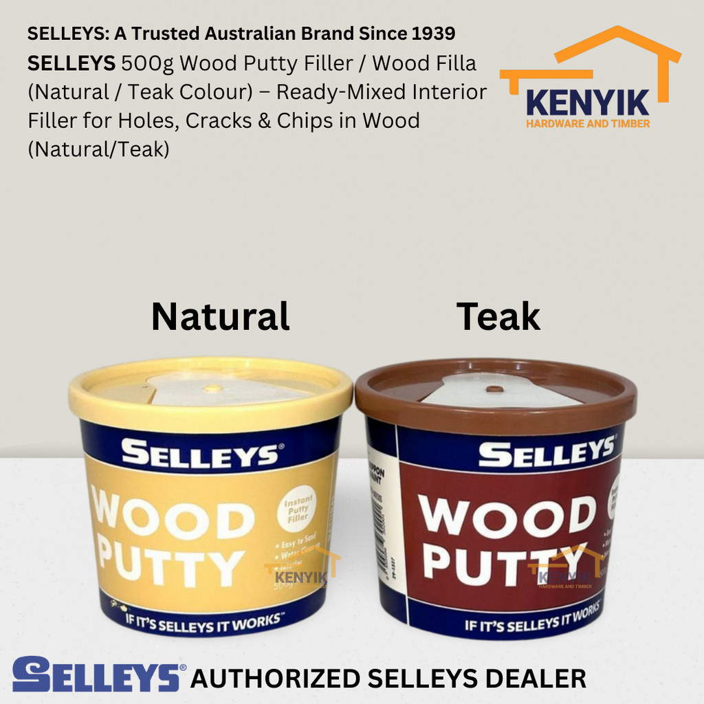 SELLEYS 500g Wood Putty Filler / Wood Filla / Wood Filler (Natural ...