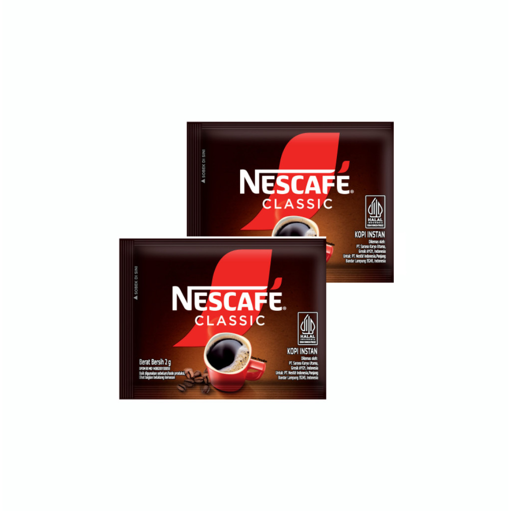 (BLACK COFFEE SACHET) NESCAFE CLASSIC 2GR 1 SACHET INSTANT COFFEE ...