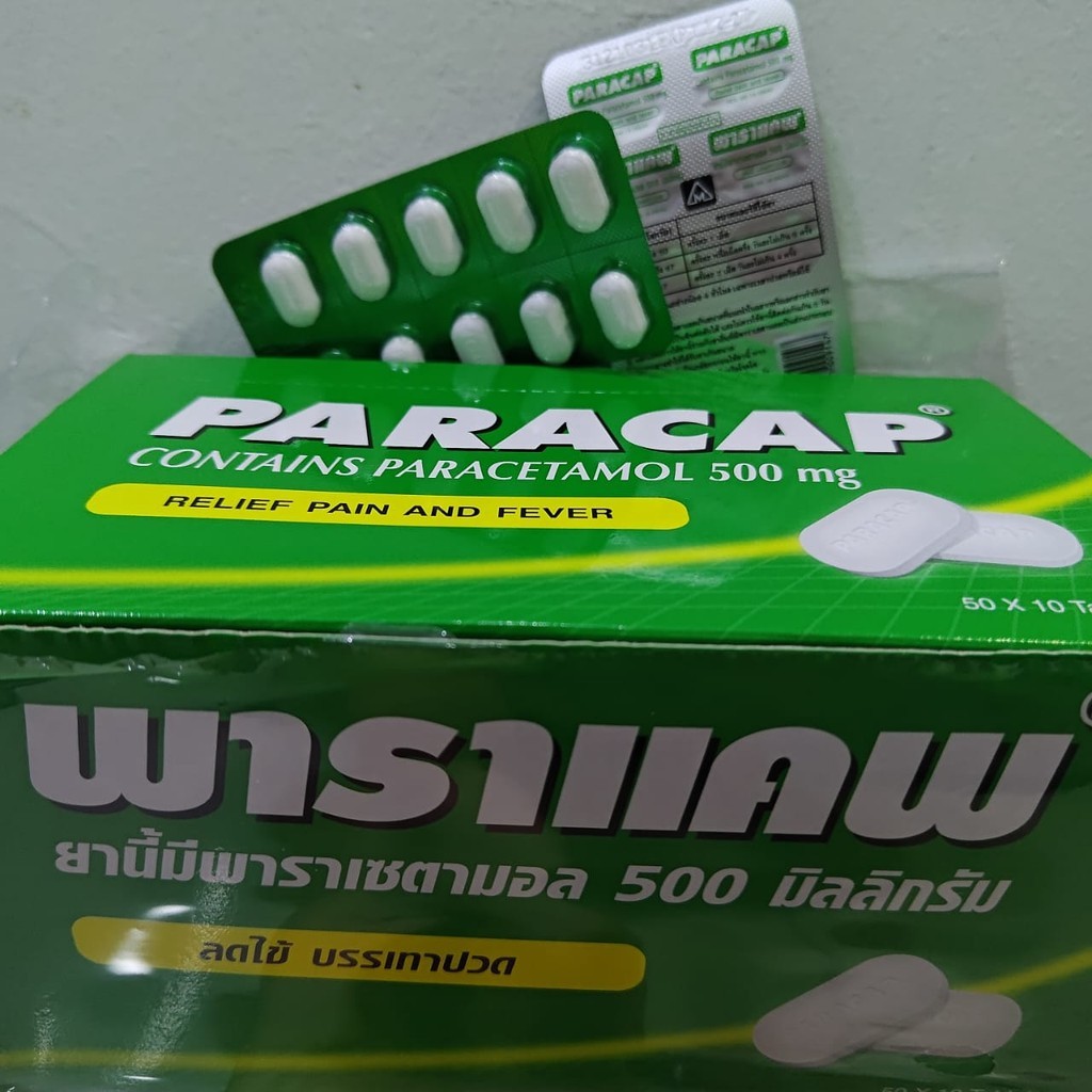ORIGINAL THAI 1BOX or 10strip PARACAP ALTERNATIVES TO PANADOL | Shopee ...