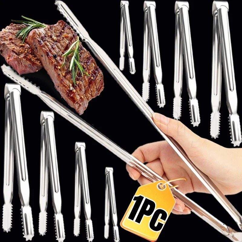 Stainless Steel Barbecue Clip - Grill Tongs - Food Clamp - for Meat ...