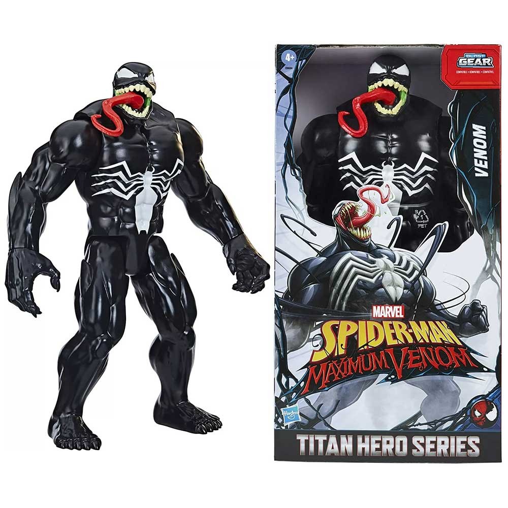 Marvel Deluxe VENOM Action Figure Spiderman Titan Hero Series Model Toy ...