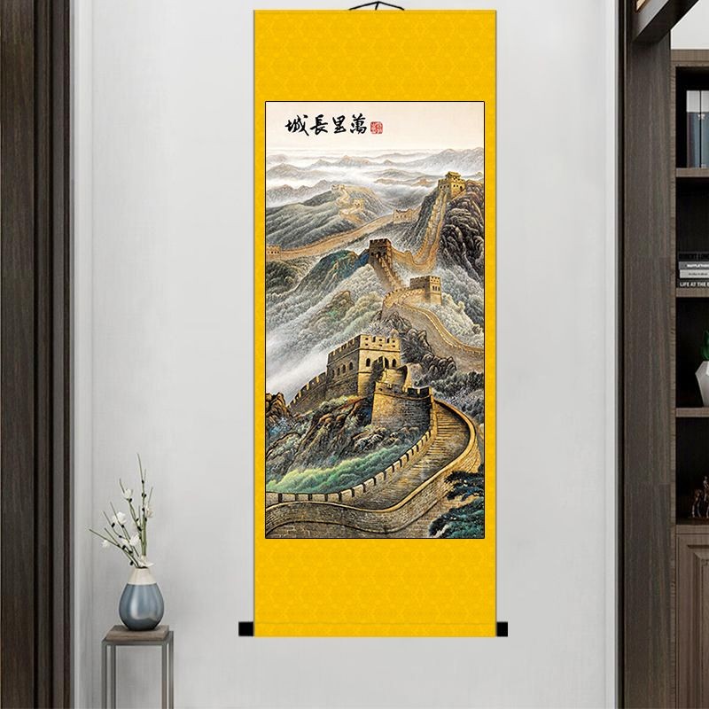 Great Wall Painting Backer Map Landscape Painting New Chinese Office ...