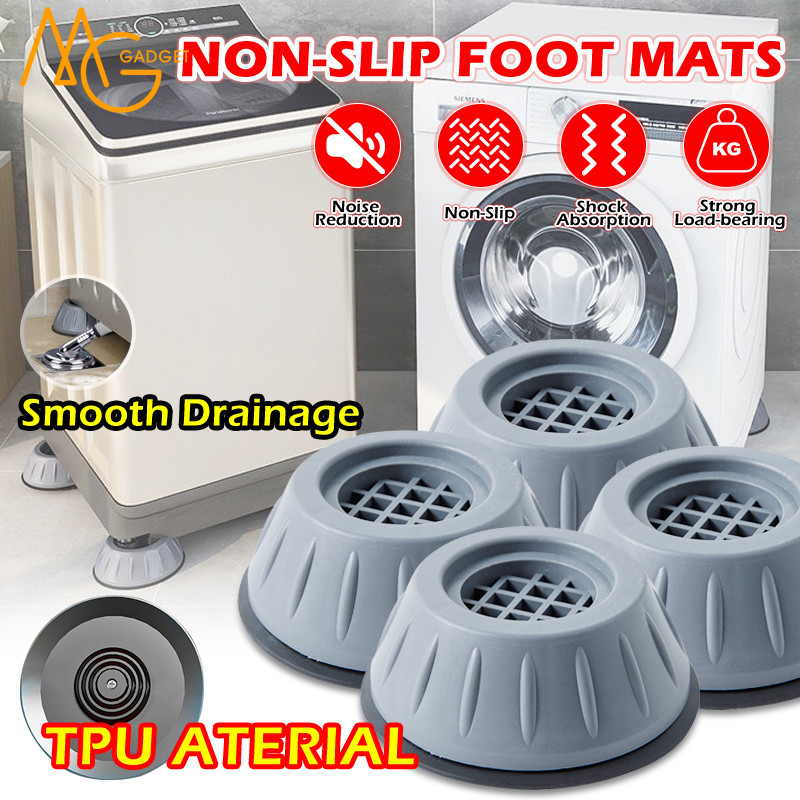4pcs Washing Machine Base Anti Vibration Pads Shock Noise Cancelling ...