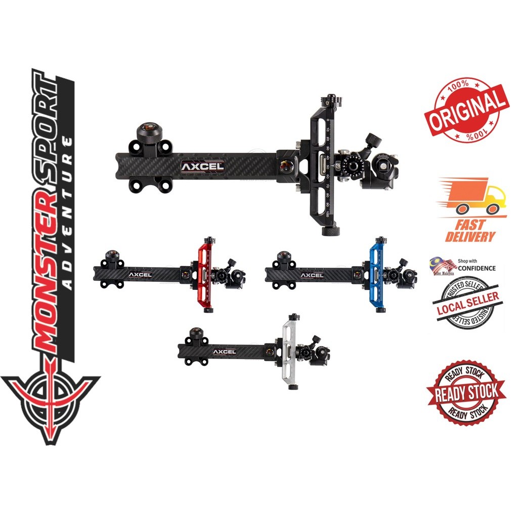 Archery Axcel Archery Compound Sight Achieve XP 6 Inch Archery Compound ...