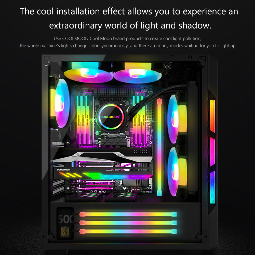 5V 3Pin 4Pin Flexible Lamp Strip ARGB AURA SYNC 26LED Silicone PC Case ...