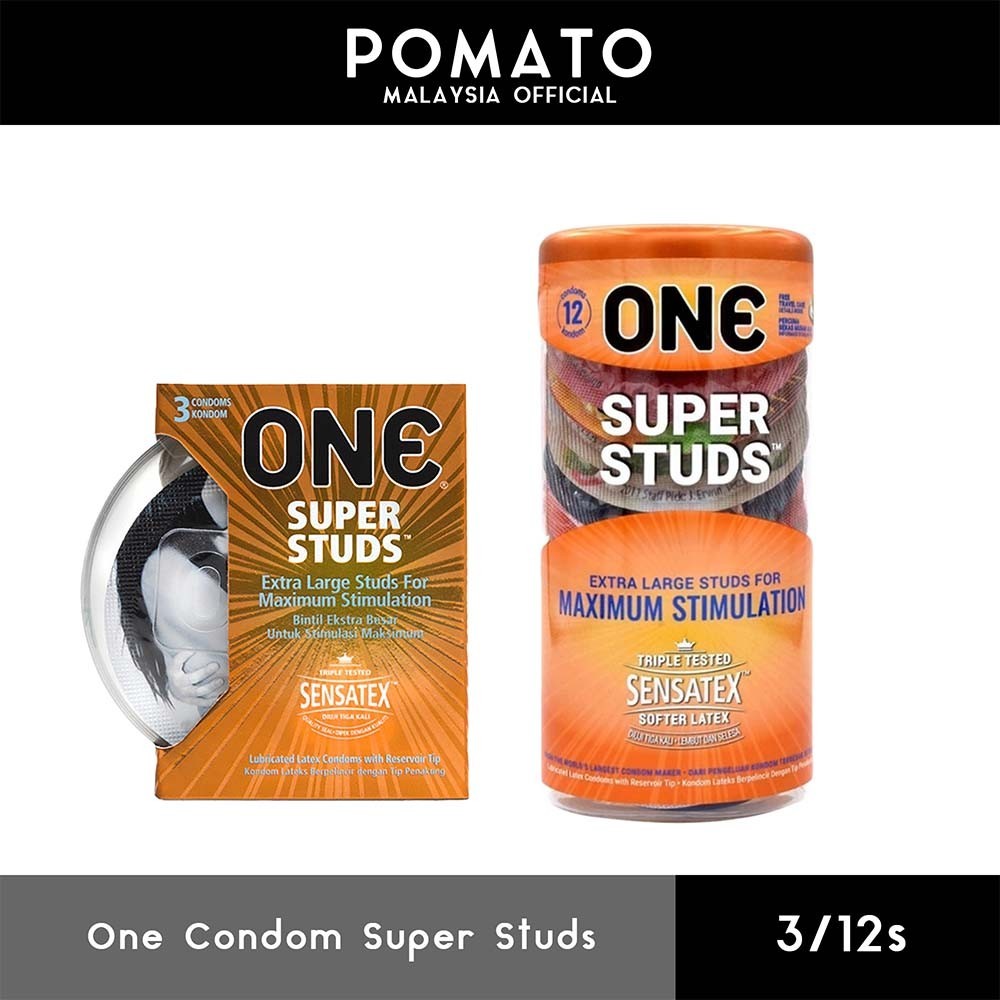 ONE Condom Super Studs (Dotted) 3pcs / 12 pcs | Shopee Malaysia