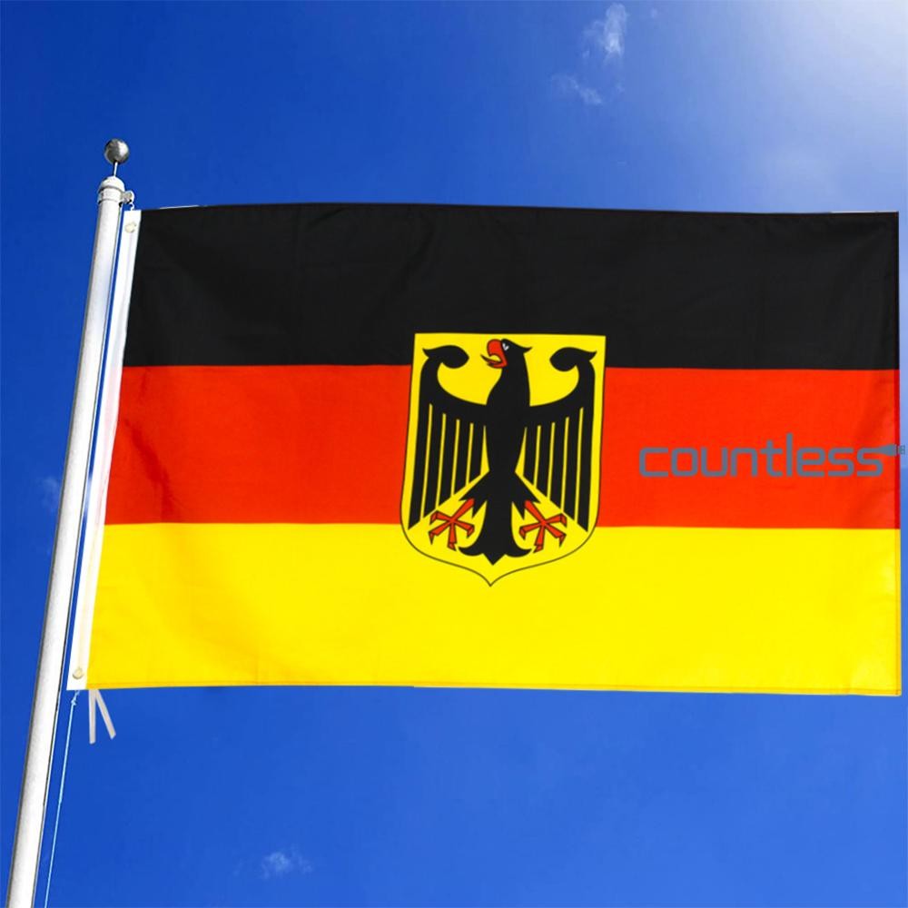 Germany National Emblem Flag Polyester Large Germany Eaglehawk Flag ...