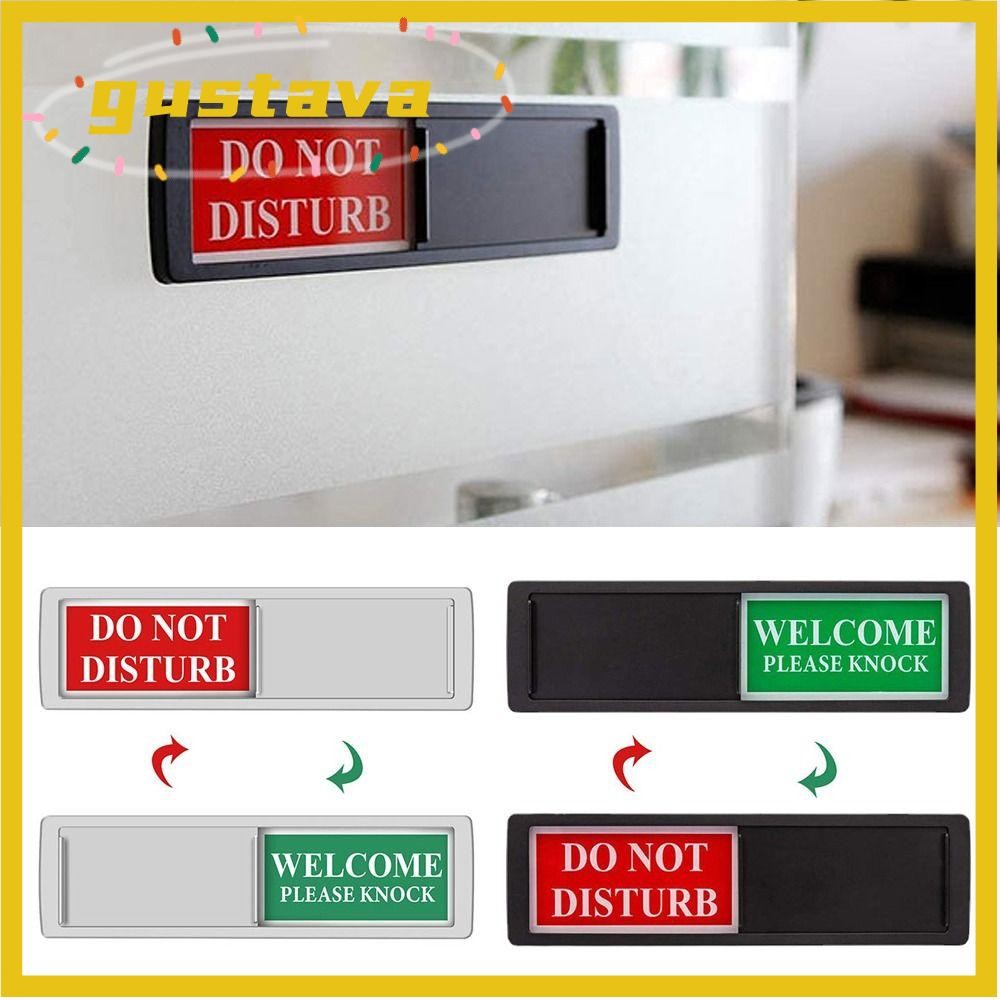 GUSTAVA Reminder Signs, Self adhesive Waterproof Office Door Sign ...