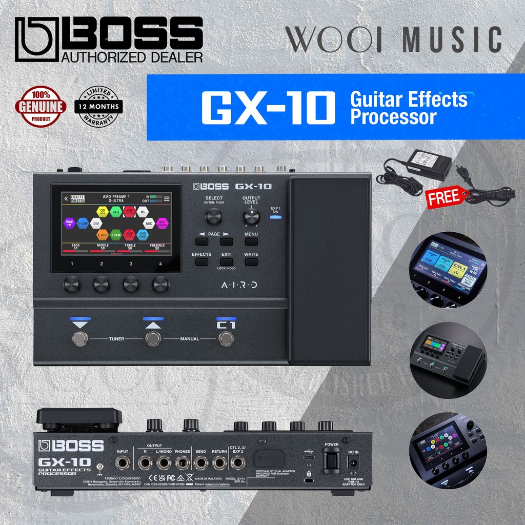 Boss GX10 Guitar Amp Modeler & Multi Effects Pedal | Shopee Malaysia