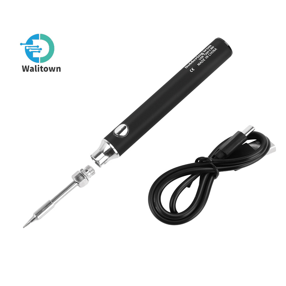 New USB Soldering Iron TYPE-C Interface Plug-in Model with 3-Level ...