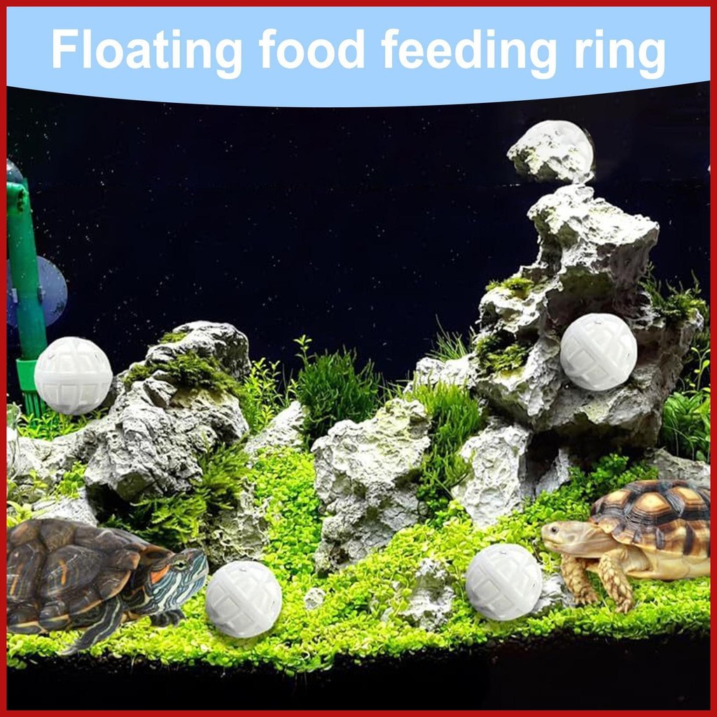 Fish Tank Feeding Ring 2X Aquarium Fish Floating Food Feeders with 6 ...