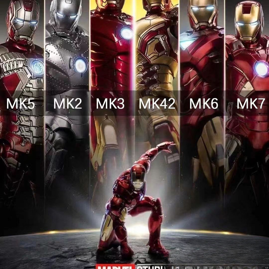 ZD Iron Man MK85 Figures Marvel 3 Avengers 2 Luminous Mobile Doll Model Toy | Shopee Malaysia