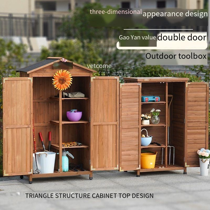 Outdoor solid courtyard glove box cabinet waterproof and sun-proof ...