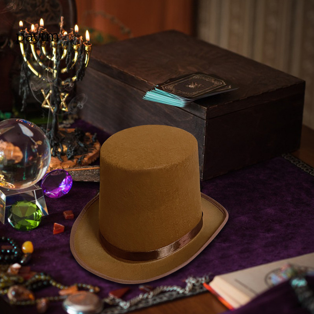 PTM Performances Topper Hat Role Play Hat Black Jazz Topper Hat for ...