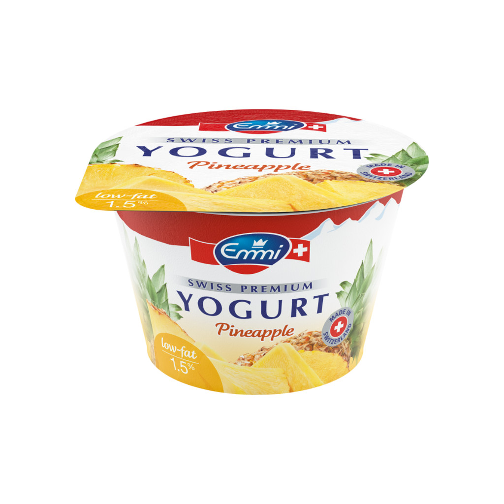 EMMI Swiss Premium Yogurt Pineapple - 100g | Shopee Malaysia