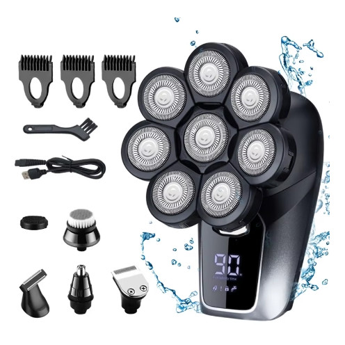 Multifunctional 8D Bald for Head Shaver 6 in 1 Electric for Razor for ...