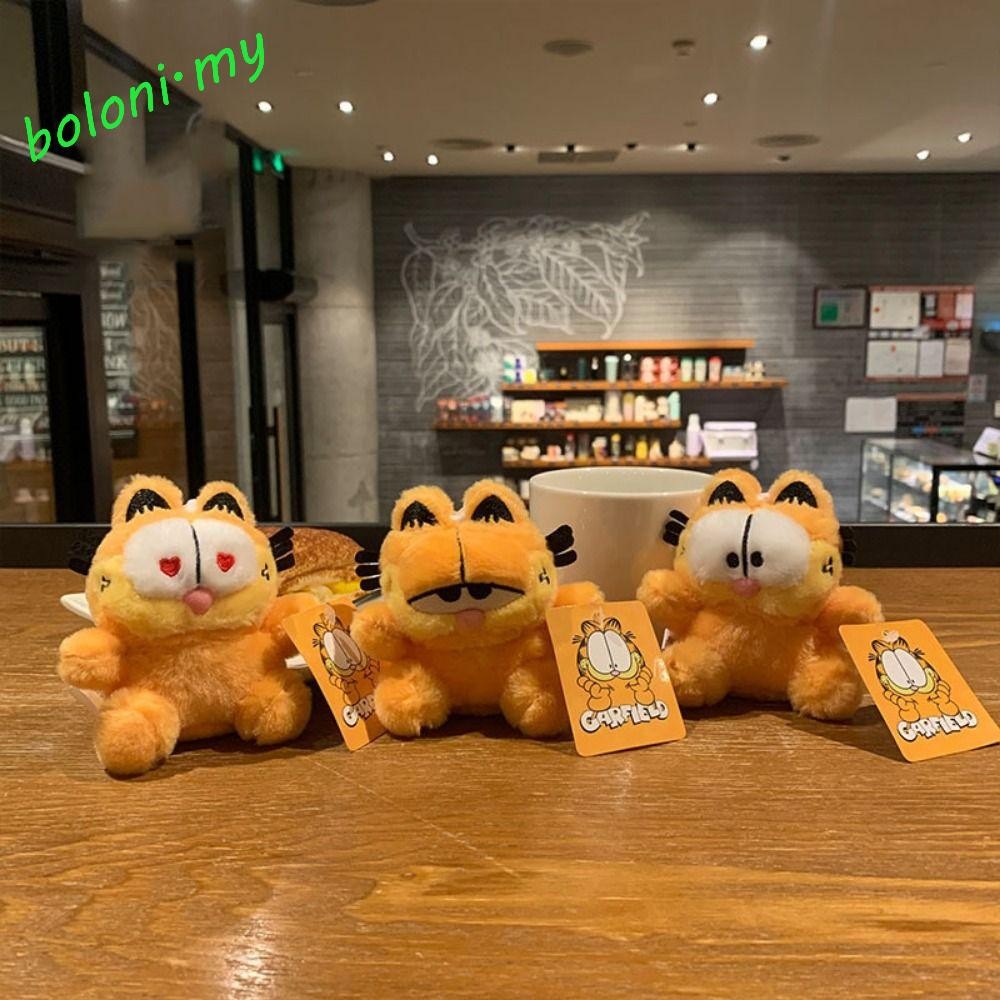 [COD] Garfield Plush Keychain, Cartoon Garfield Yellow Cat Anime ...