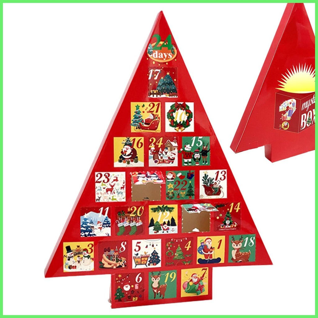 Empty Advent Calendar Boxes 24 Days Christmas Countdown Calendar 2024 ...