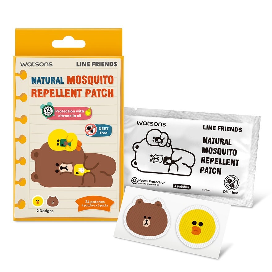 WATSONS Line Friends Mosquito Repellent Patch 24s | Shopee Malaysia