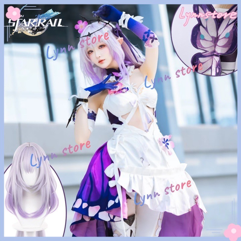 HONKAI STAR RAIL CASTORICE Cosplay Costume CASTORICE Cosplay Dress Wig ...