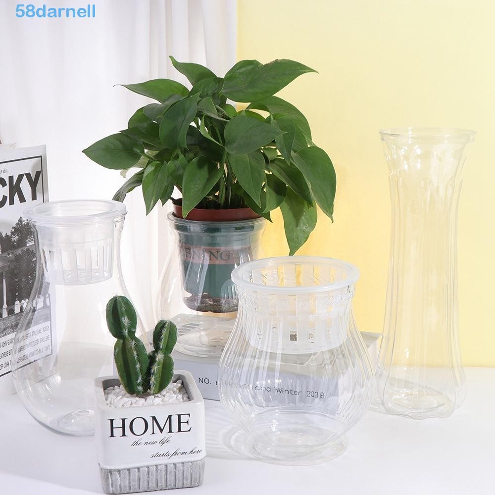 DARNELL Hydroponic Flower Pot, Floor-standing Self Watering Aquatic ...