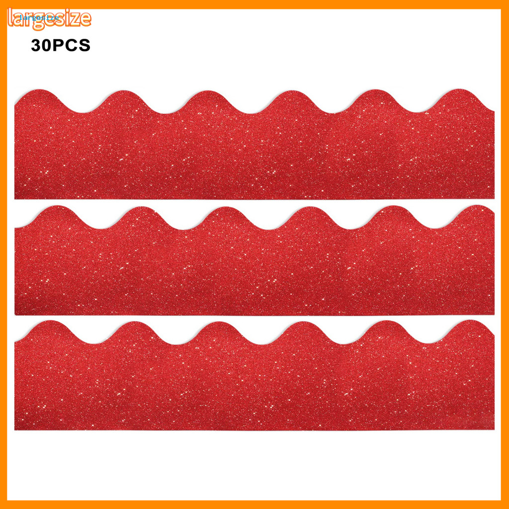 largesize| 5 Colors Bulletin Board Borders Pre-cut Bulletin Board ...