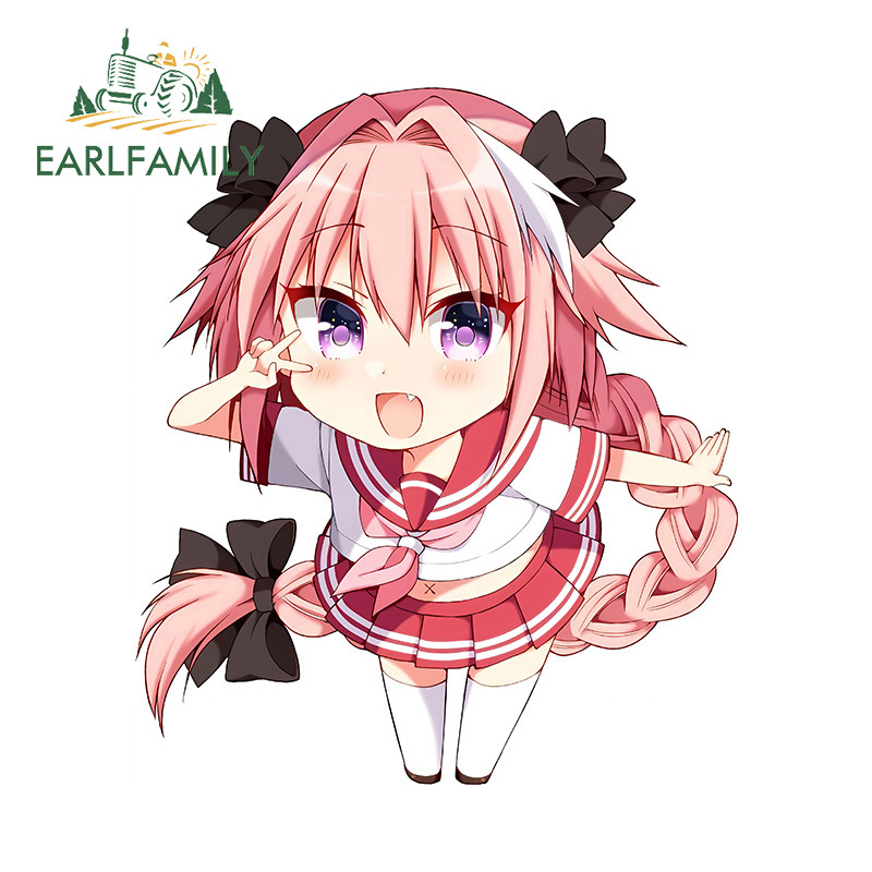 EARLFAMILY Fate Astolfo Car Sticker Personality Motorcycle Windows ...