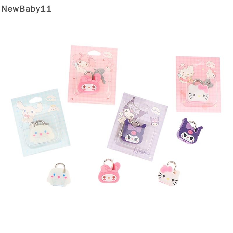 NY Kawaii Sanrio Small Padlock With Key Anime Hello Kitty Kuromi My ...
