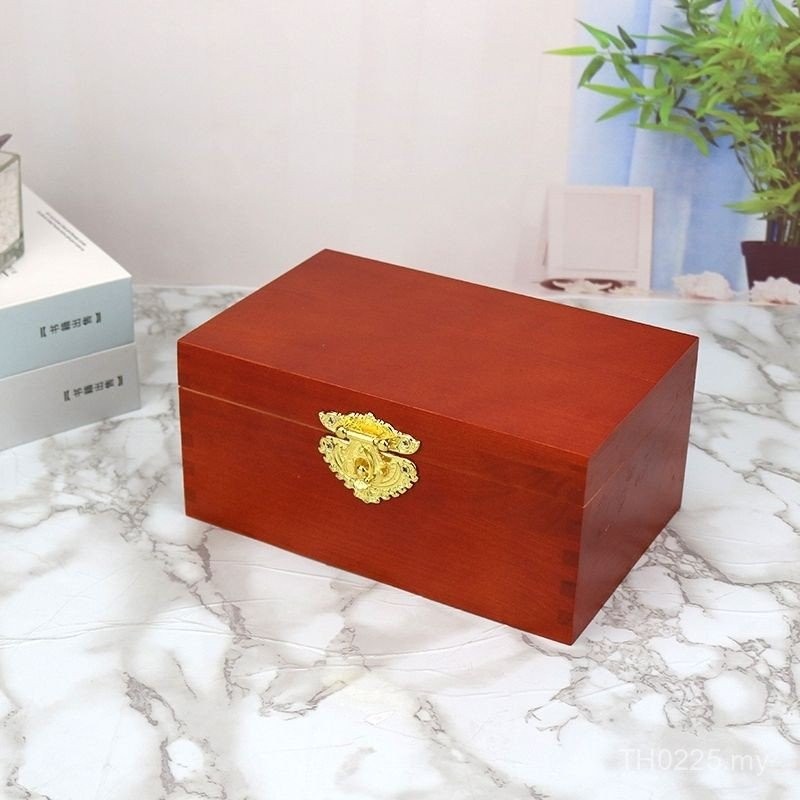 Storage Storage Box Antique Rectangular Small Box Storage Box Wooden ...