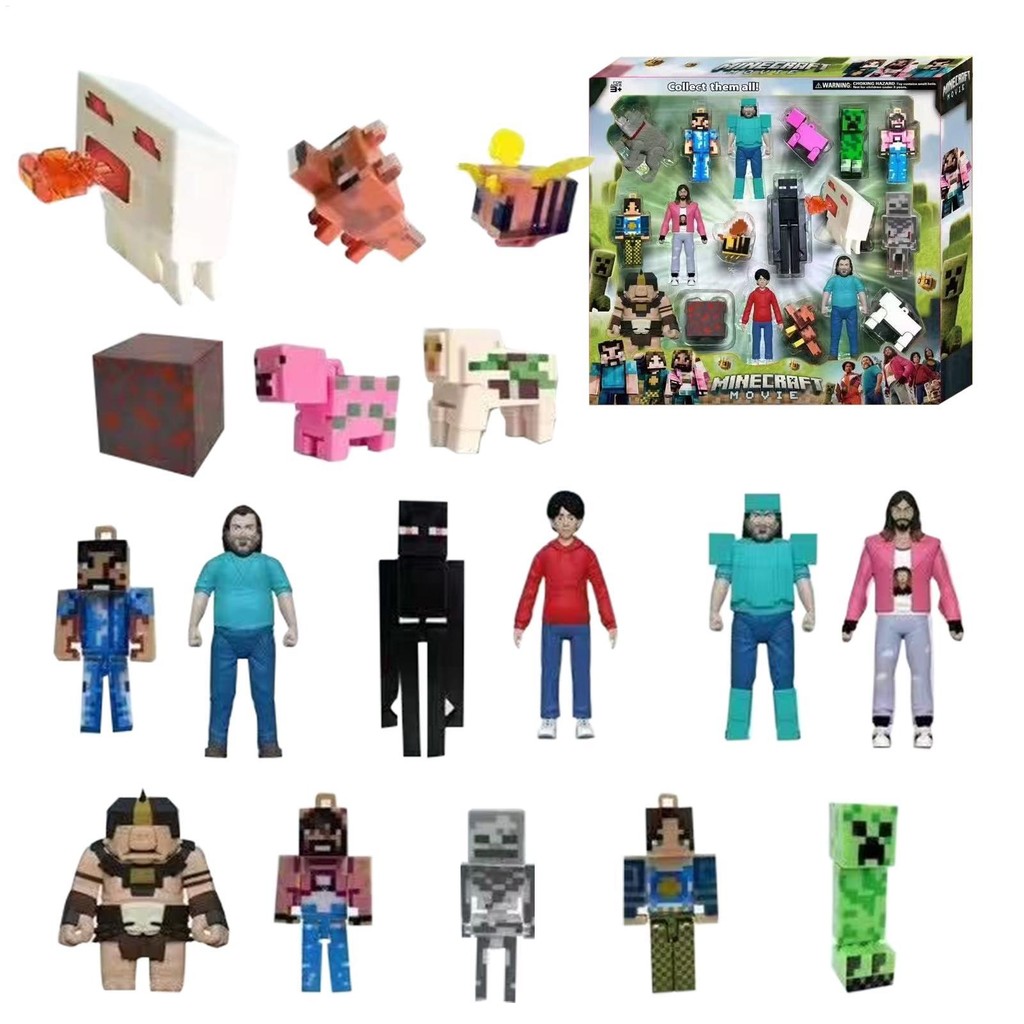 Minecraft Toy Figures Set Collectible Figure Set Simulated Character ...