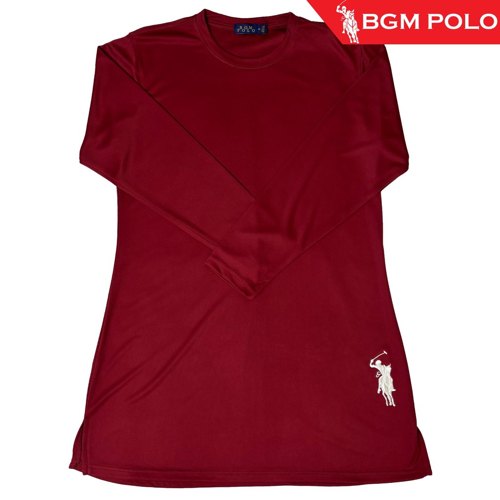 BGM POLO MELANGE MUSLIMAH T-SHIRT-BP 100% Mini Eyelet Microfiber 150gsm ...