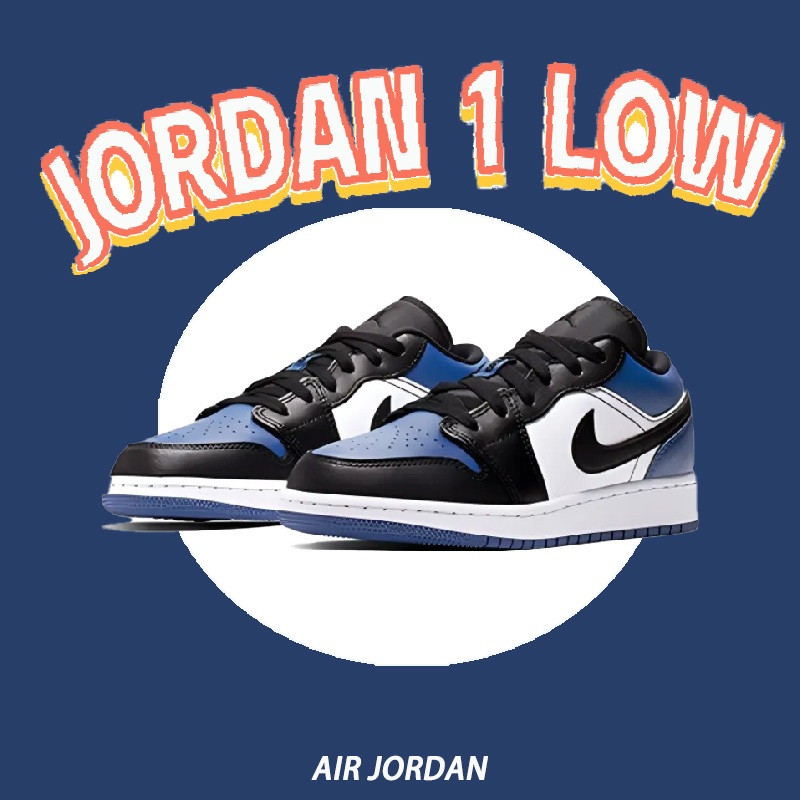 Jodan 1 low cut air Jordan 1 SE retro "Royal Blue" blue sneakers Shoes ...