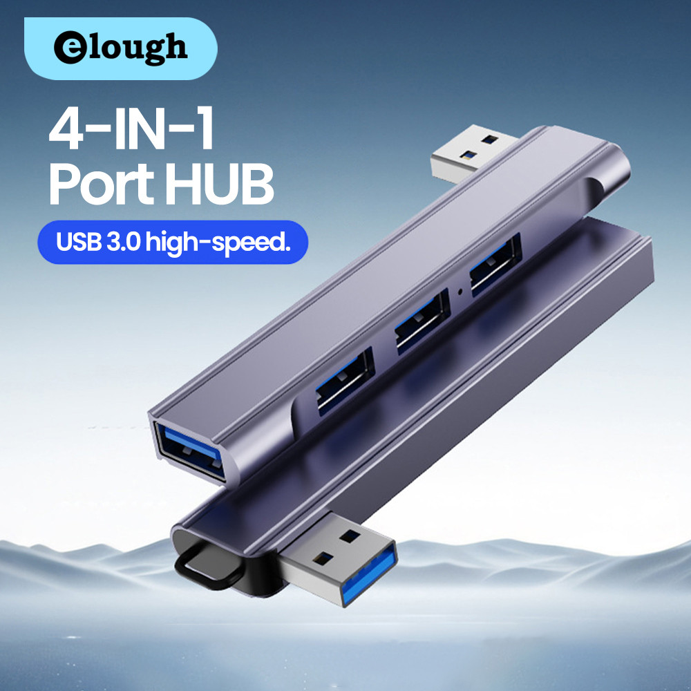 Elough 4-in-1 USB C HUB Type C 3.0 Multi Ports USB Splitter OTG Adapter ...