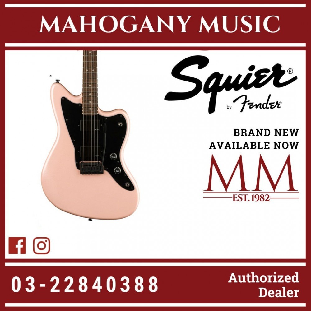 Squier Contemporary Active Jazzmaster HH Electric Guitar, Shell Pink ...