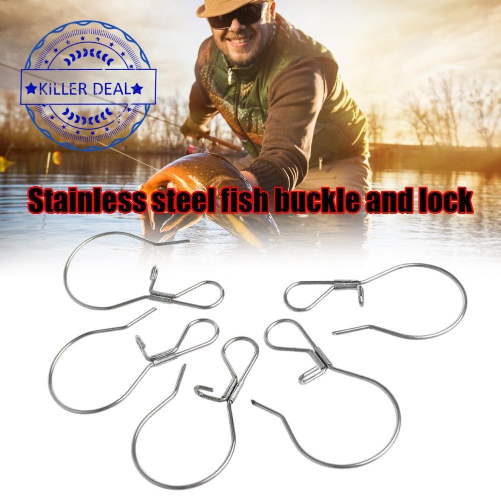 Fish Lock Stainless Steel 304 Heavy Duty Fish Snap Lock M4t1 | Shopee ...