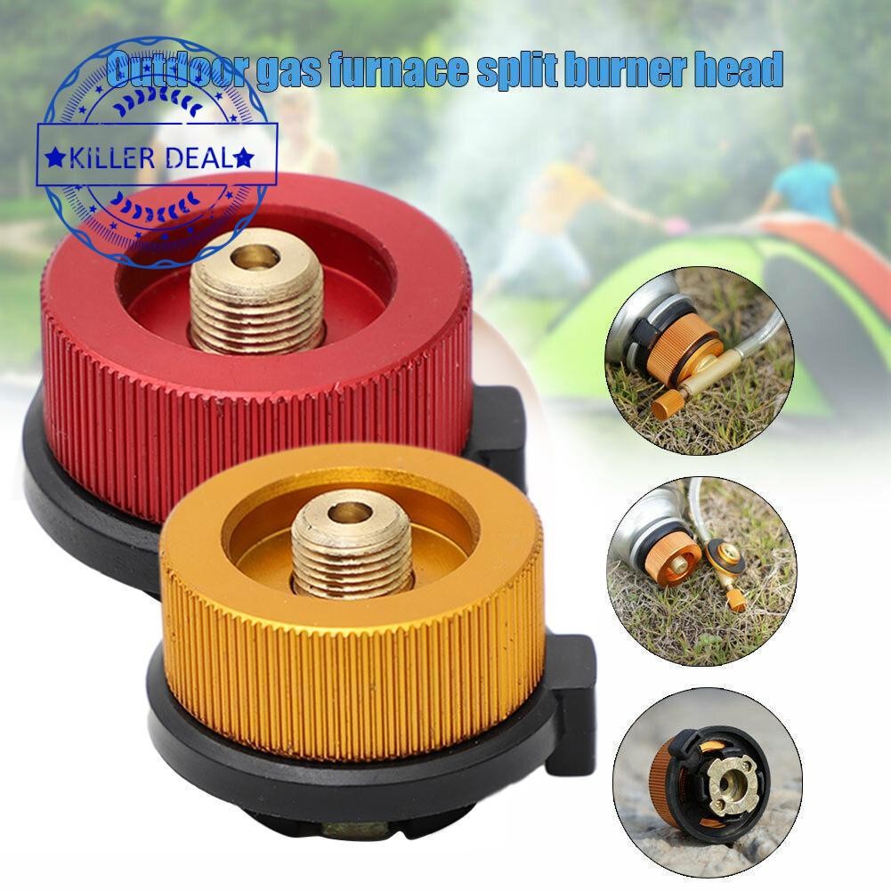 Aluminium Alloy Gas Adapter Conversion Outdoor Camping Hiking Stove ...