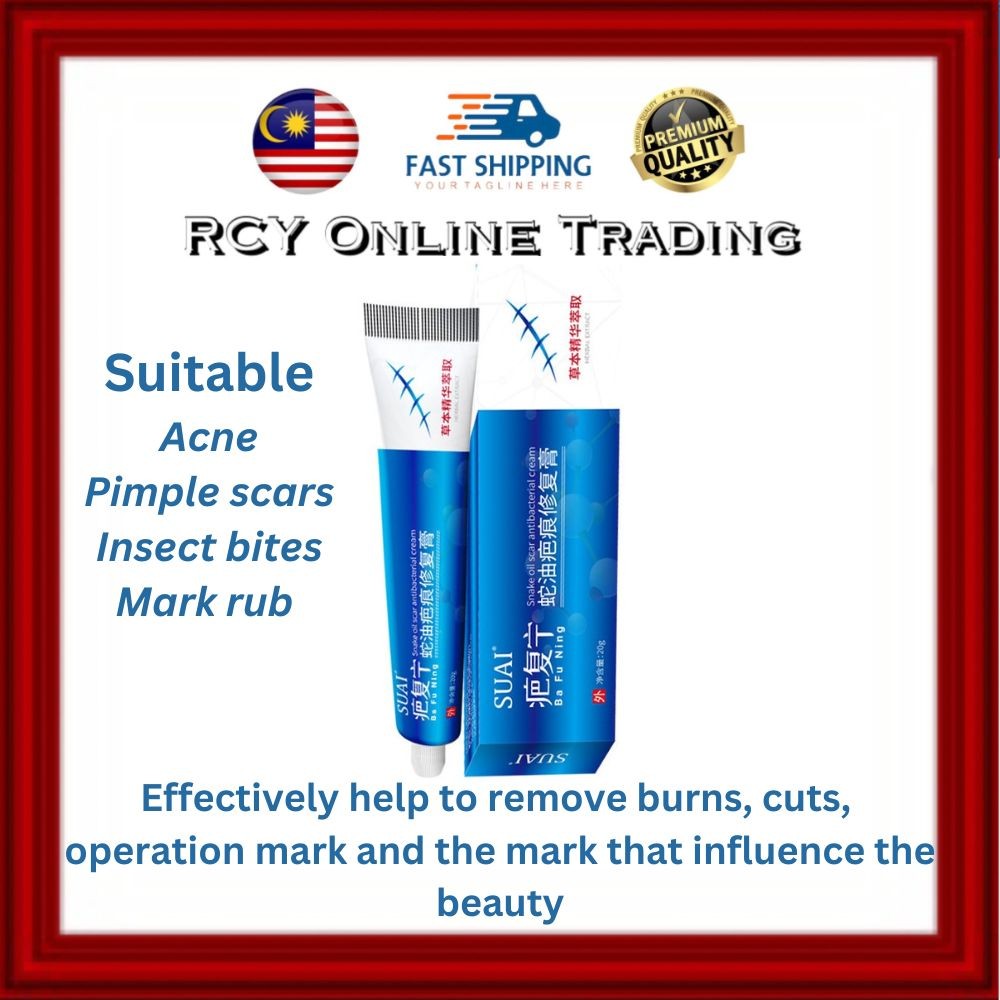 (20g) Effective Scar Removal Cream Obat Atasi Keloid Hyperplasia Scar ...