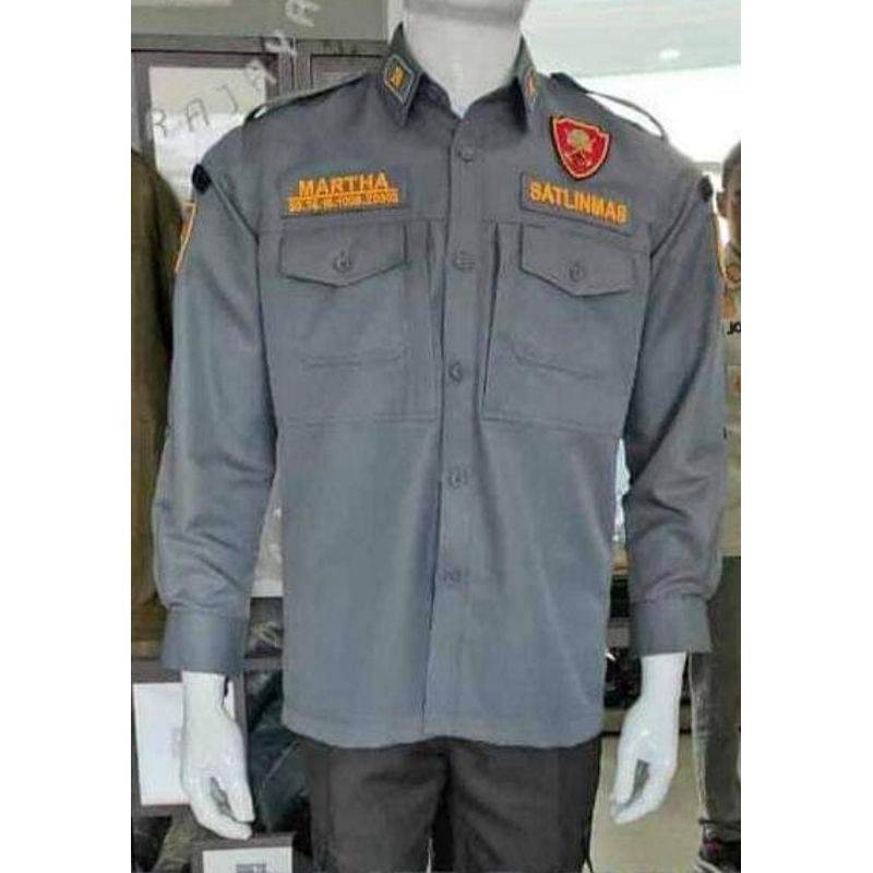 2024 newest tactical model linmas satlinmas uniform village security ...