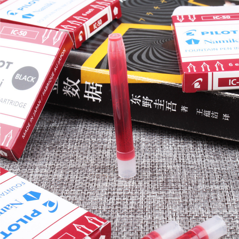 Japan pilot Baile IC-50 Disposable Ink Sac Ink Liner 78g/88g/50r/For Smiley Face Pens 6pcs Pack ...