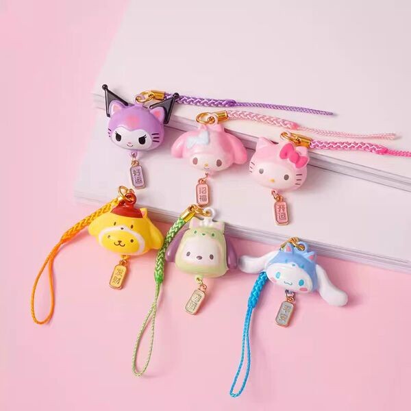 keychain cute cute keychain Tulen Loceng Bunyi Air Sanrio Siri Omori ...