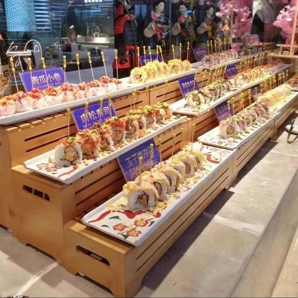 Japanese-style Hand-Painted Sushi Plate Sashimi Plate Roasted Bird ...