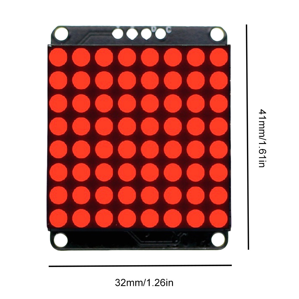8x8 HT16K33 LED Dot Matrix DIY Kit 5V MCU LED Display Control Module for Arduino [freestyle01.my ...