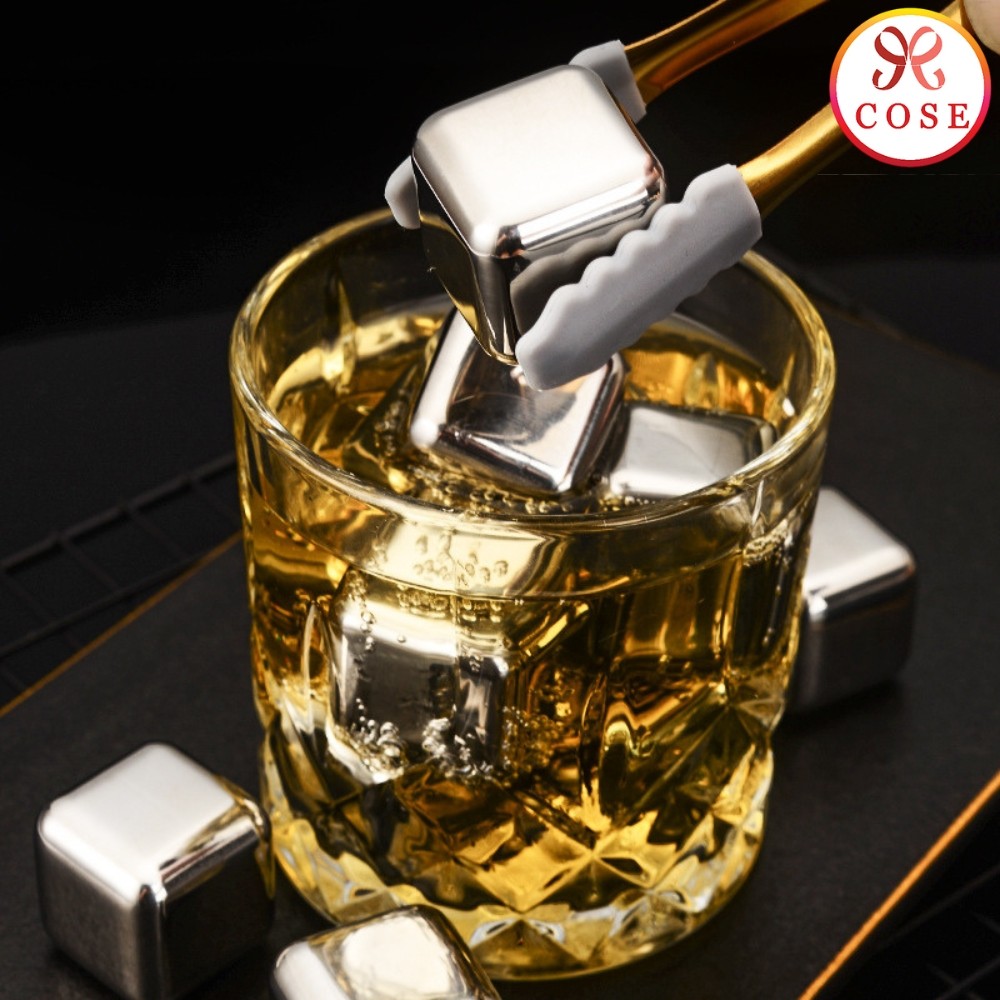 COSE 304 Stainless Steel Ice Cubes Food Grade Fast-Cooling Ice Tartar ...