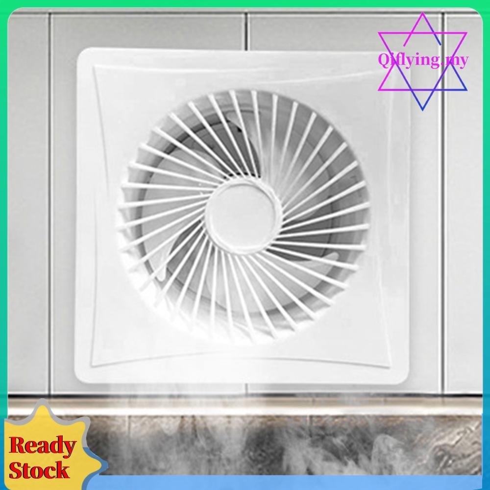 Solar 12V Exhaust Fan Wall Mounted Vent Fans for Bathroom Kitchen ...