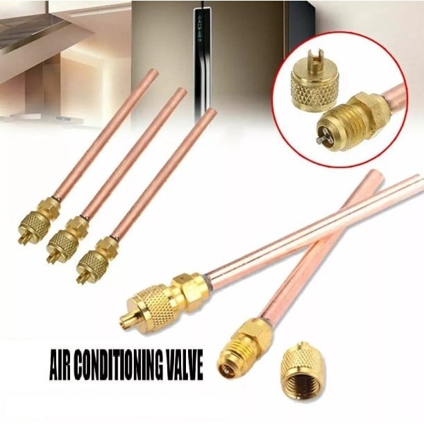 Access Valve 1/4" Refrigerator Access Valve Aircond Access Valve Peti ...
