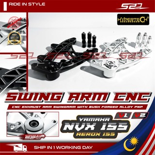 Swing Arm X2 HYPERTECH NVX 155 V1 V2 AEROX CNC ULTIMATE PRO Exhaust Arm ...