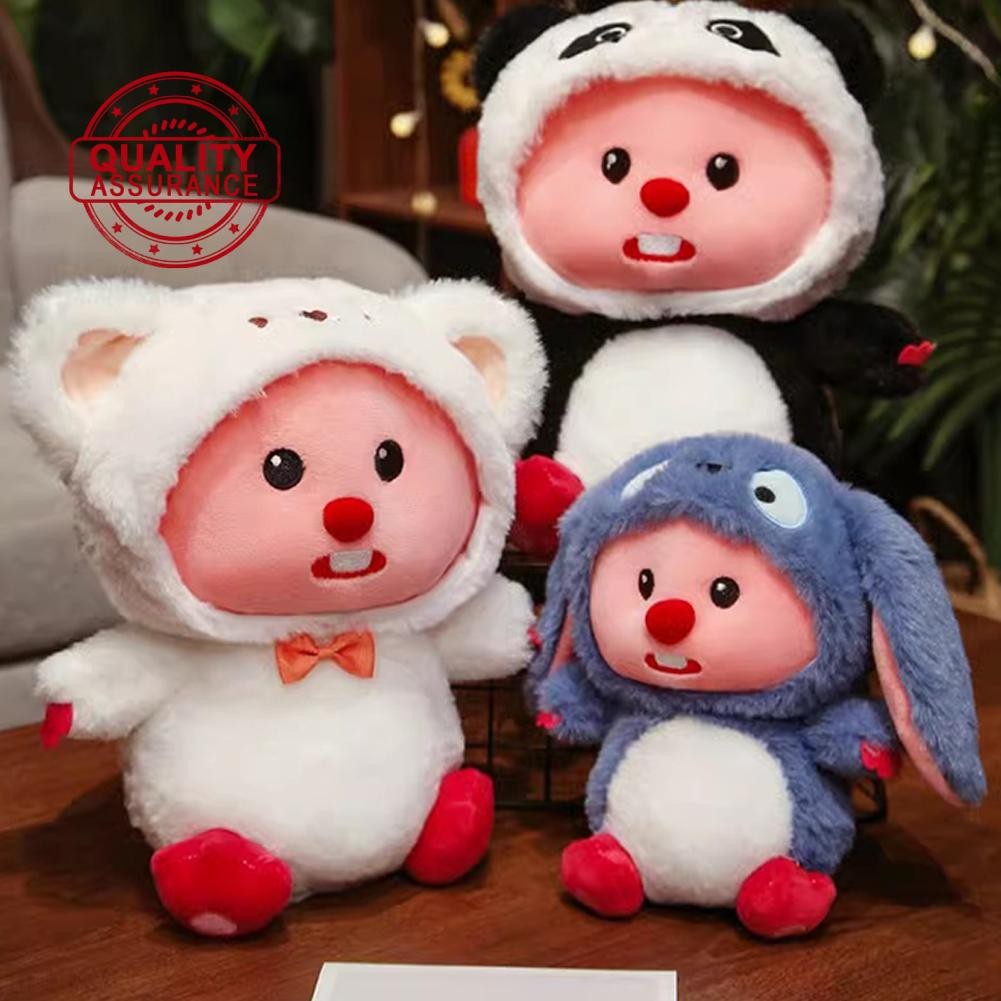 2in1 Transformed Loopy Little Beaver Stuffed Doll Pink Doll Loopy ...