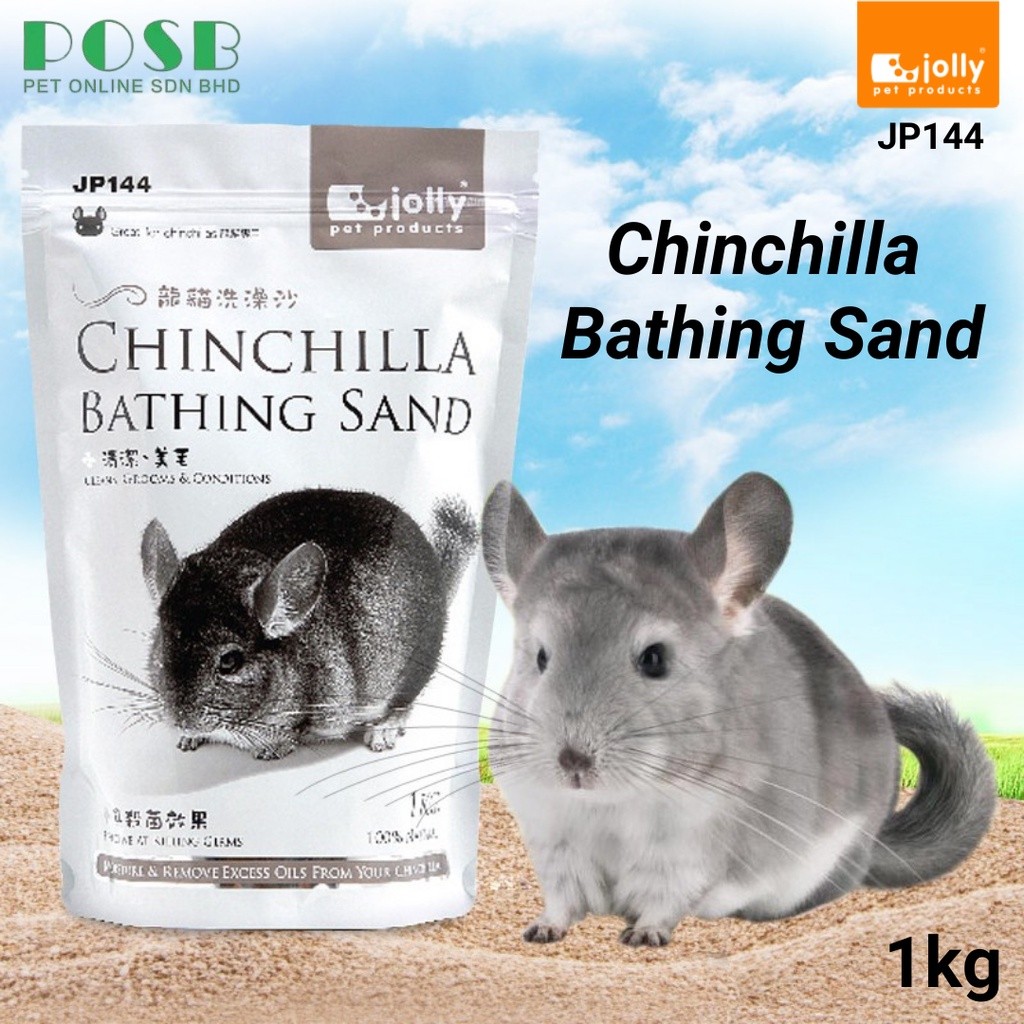 Jolly Chinchilla Bathing Sand 1kg / Pasir Mandi Chinchilla (JP144 ...