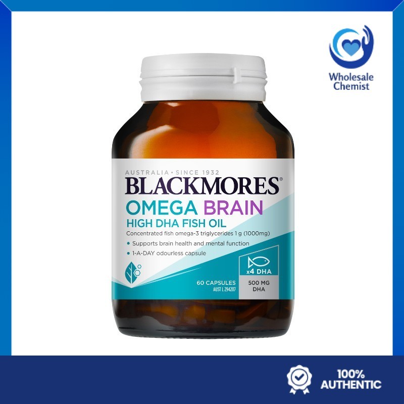 Blackmores Omega Brain High DHA Fish Oil (60 Capsules) | Shopee Malaysia