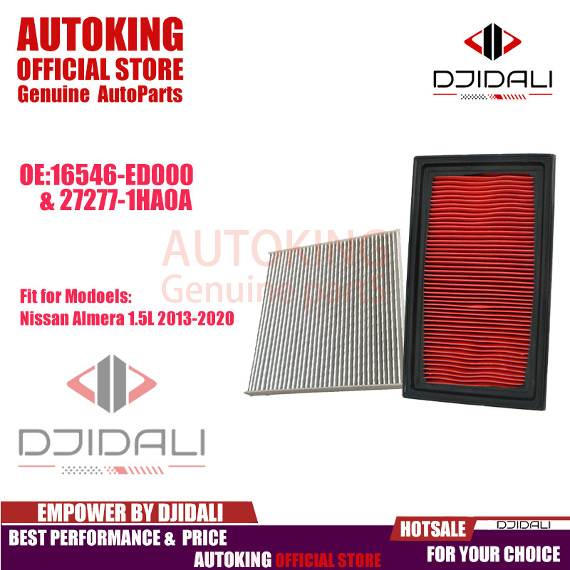 16546-ED000 and 27277-1HA0A Combo Cabin Filter and Air Filter for ...